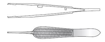 St Martins Corneal Suturing Forceps - Surgical Holdings
